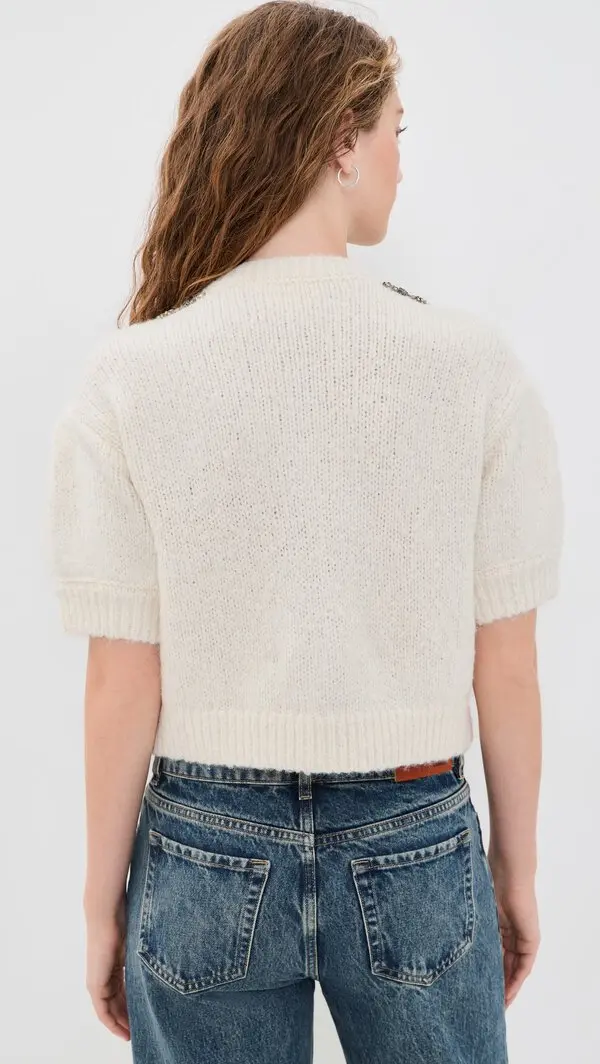 Cinq À Sept Crystal Lace Millicent Cardigan