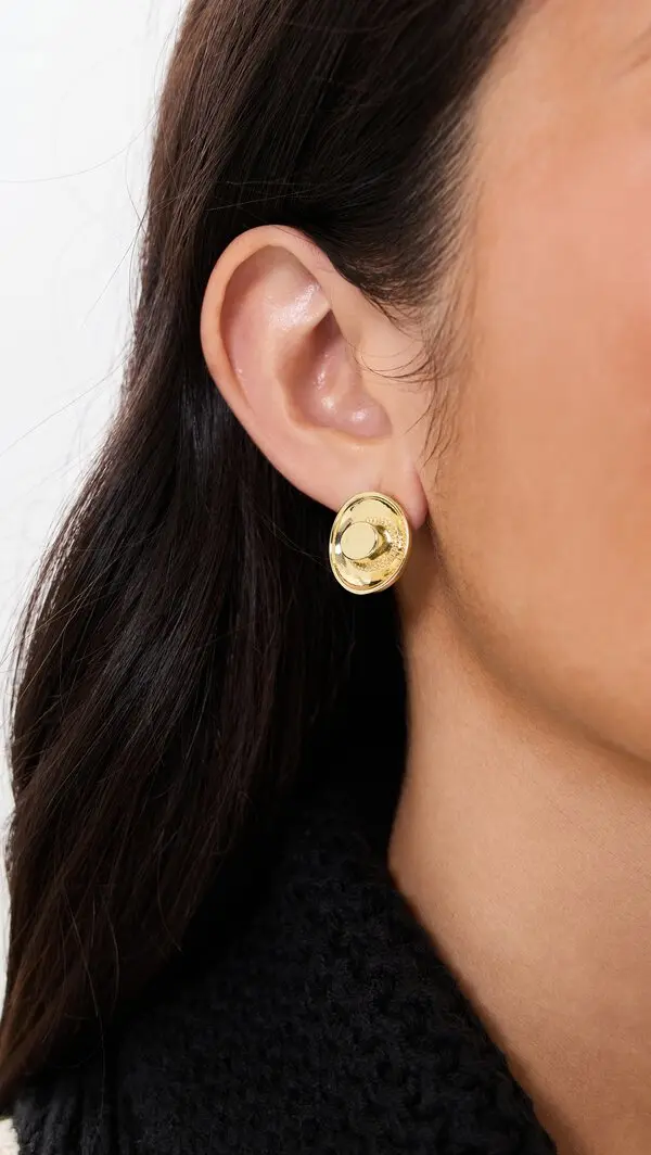 Lele Sadoughi Line Dancing Stud Earrings