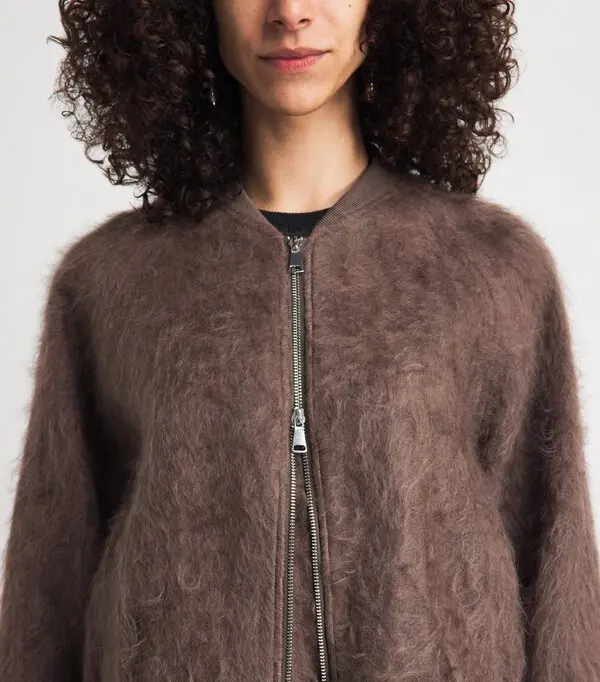 HERSKIND Wool-cashmere-silk Jimi Bomber Jacket