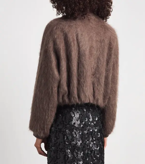 HERSKIND Wool-cashmere-silk Jimi Bomber Jacket