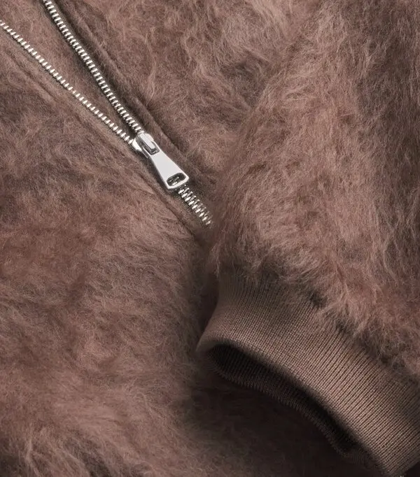 HERSKIND Wool-cashmere-silk Jimi Bomber Jacket