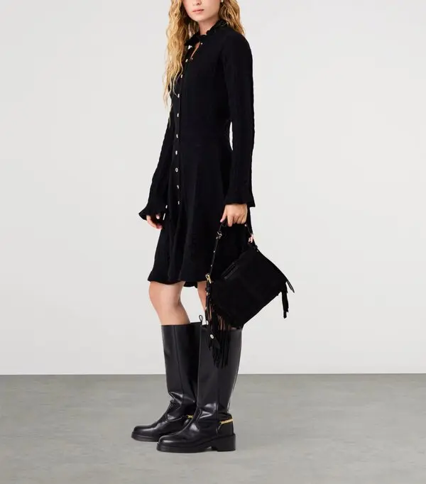 Maje Knitted Mini Dress