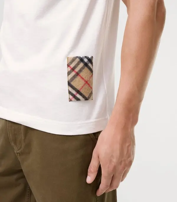 Burberry Cotton Check-patch T-shirt
