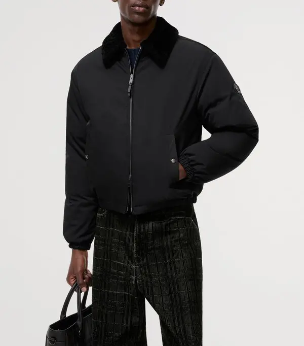 Burberry Farnborough Aviator Bomber Jacket