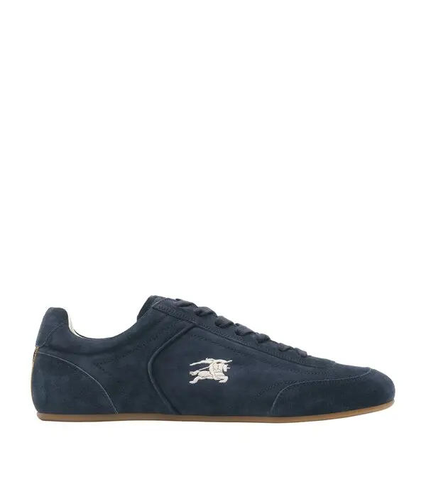 Burberry Suede Knight Runner Sneakers
