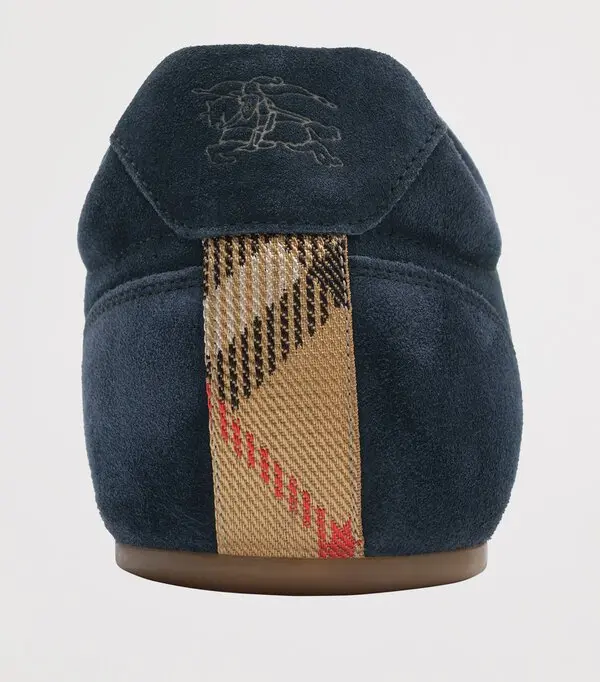 Burberry Suede Knight Runner Sneakers