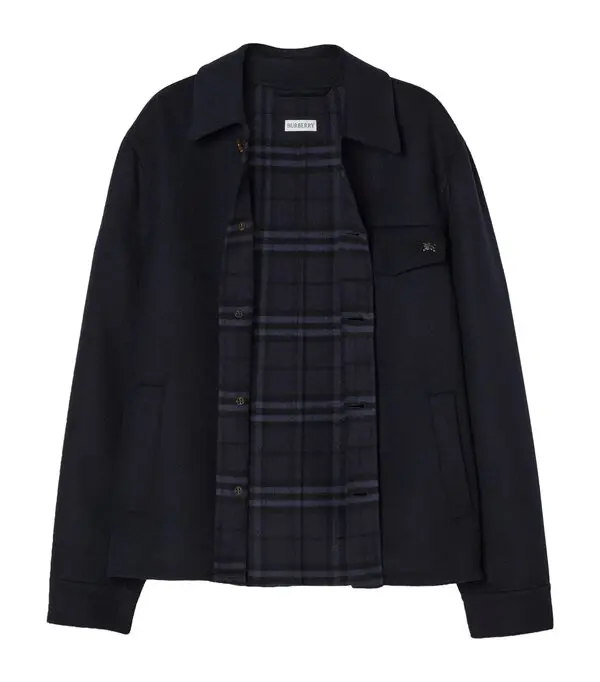 Burberry Wool Thorn Shacket Overshirt