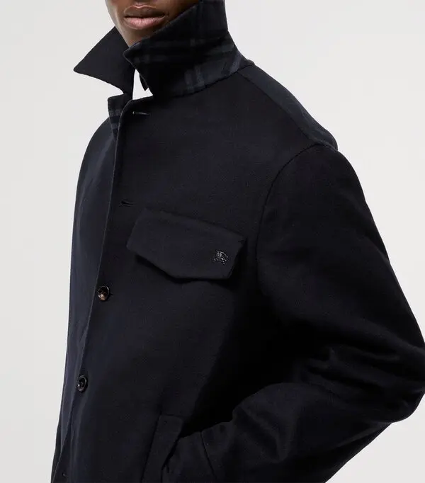 Burberry Wool Thorn Shacket Overshirt