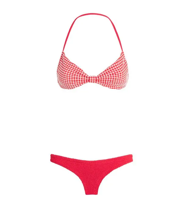Hunza G Kacey Check Bikini