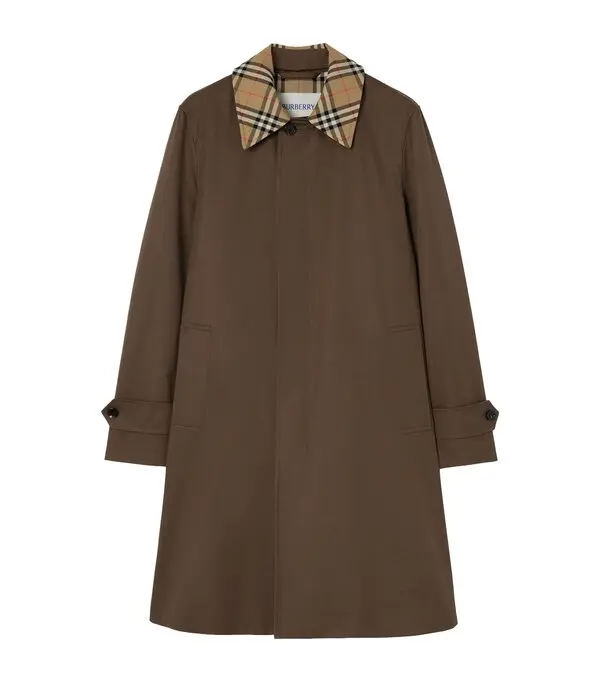 Burberry Cotton Gabardine Car Coat