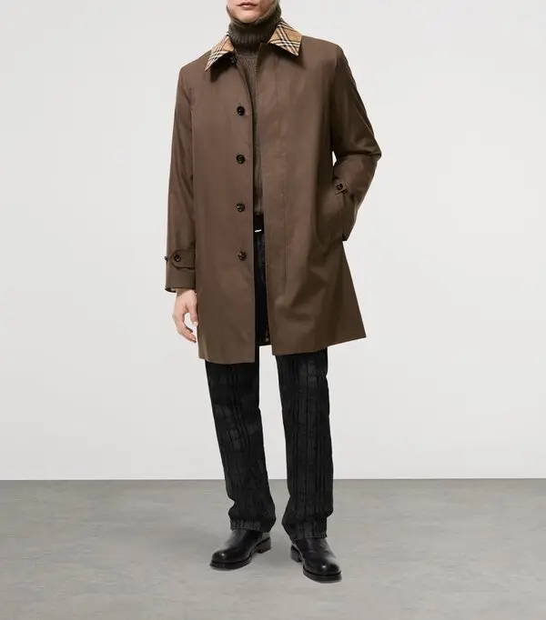 Burberry Cotton Gabardine Car Coat