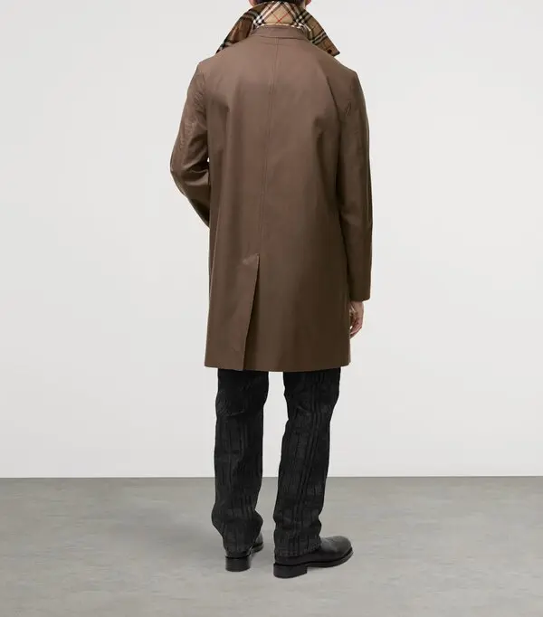 Burberry Cotton Gabardine Car Coat