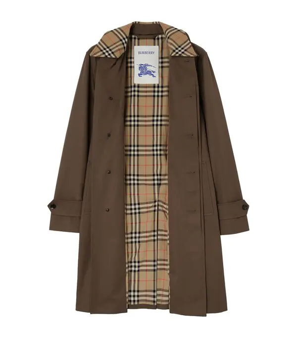 Burberry Cotton Gabardine Car Coat