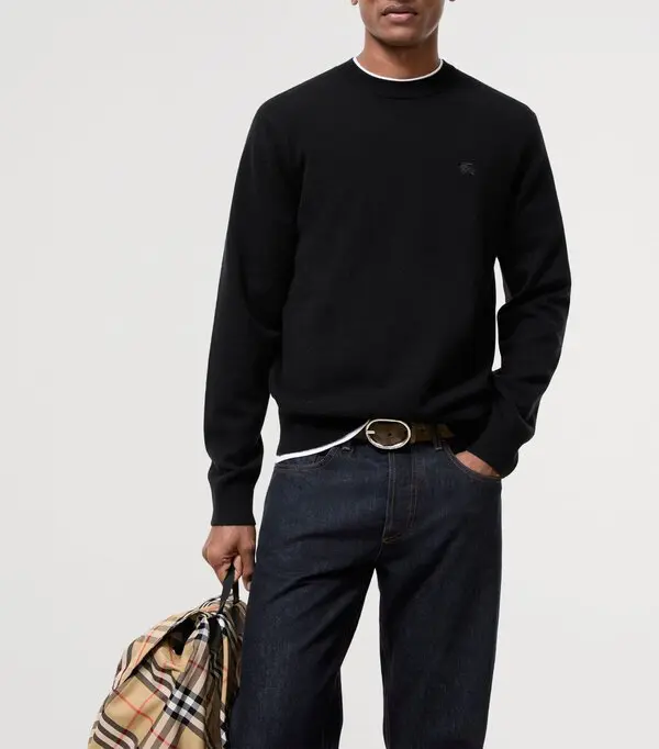 Burberry Cashmere-blend Ekd Slim Sweater