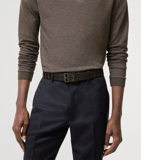 Burberry Leather Reversible Belt