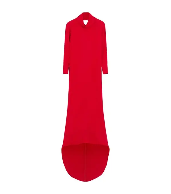 Valentino Garavani Silk Cady Gown - Red