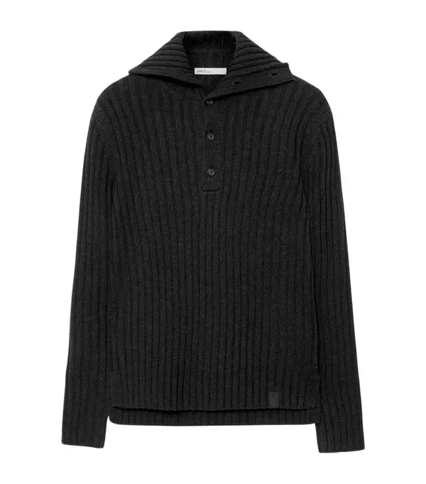 ALLSAINTS Merino Wool Funnel Neck Liev Sweater