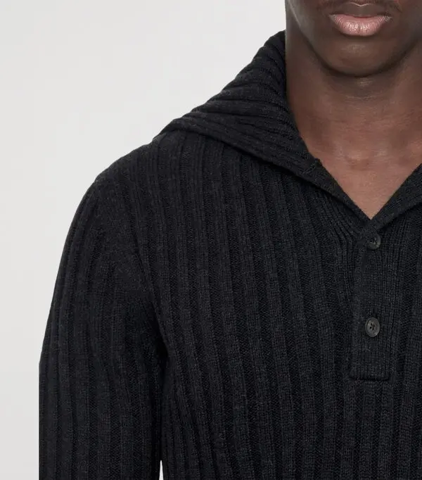 ALLSAINTS Merino Wool Funnel Neck Liev Sweater