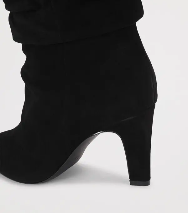 Kurt Geiger Suede Elizabeth Slouch Knee-high Boots 80