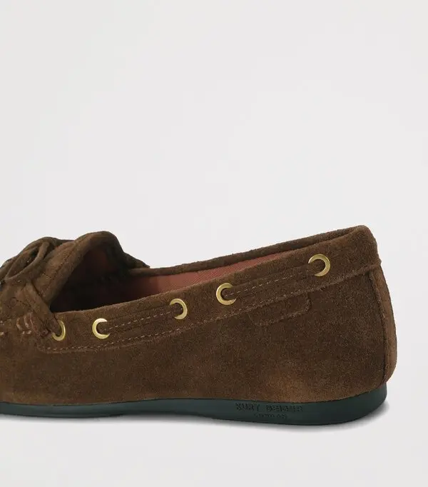 Kurt Geiger Suede Eagle Moccasins