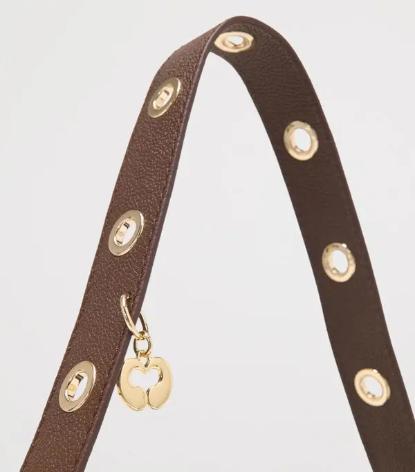 Maje Leather Miss M Shoulder Bag - Brown