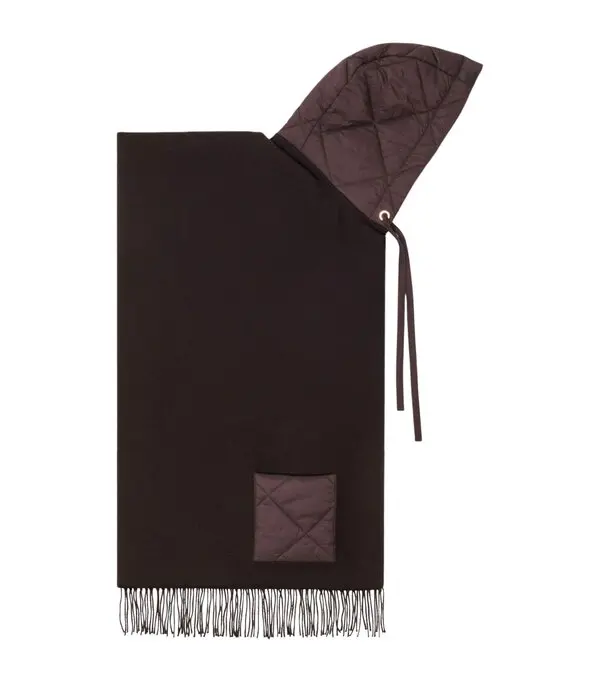 Maje Wool Hooded Scarf