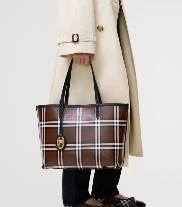 Burberry Small Check Tote Bag
