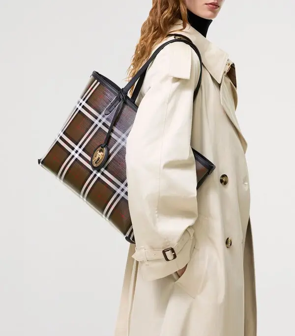Burberry Small Check Tote Bag