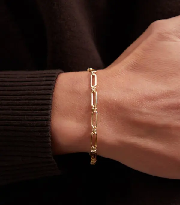Annoushka Yellow Knuckle Classic Chain Bracelet