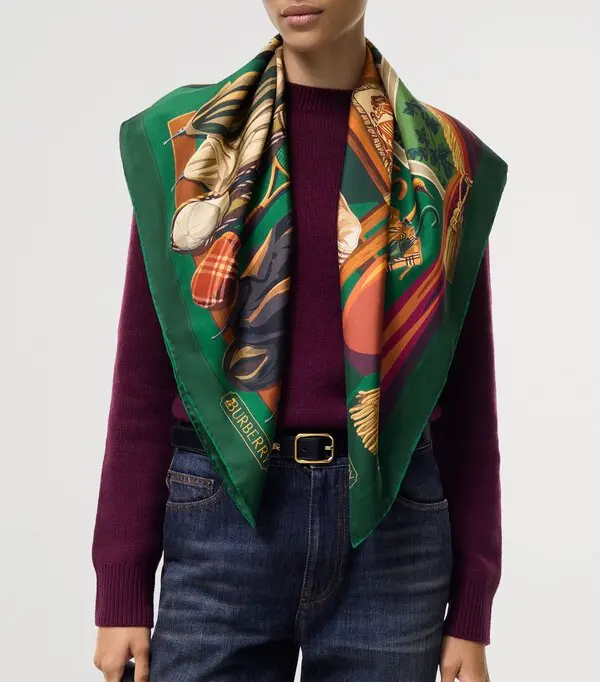 Burberry Silk Knight & Day Scarf