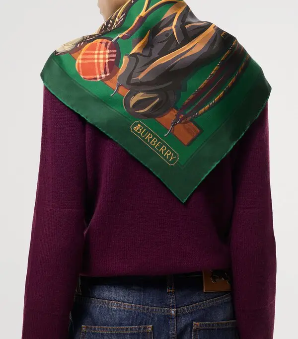 Burberry Silk Knight & Day Scarf