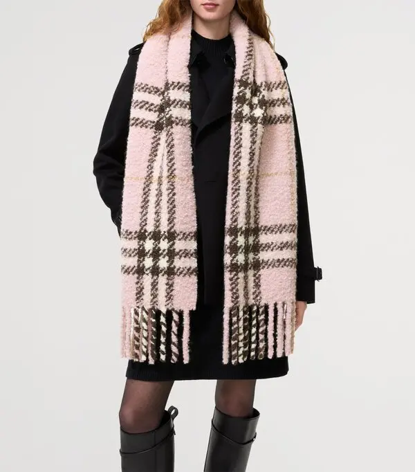 Burberry Alpaca-wool Bouclé Scarf
