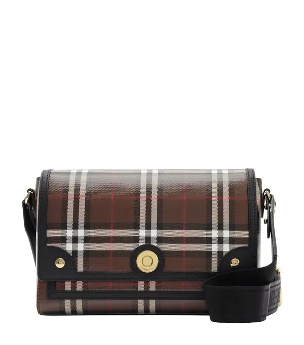 Burberry Check Note Cross-body Bag - Brown