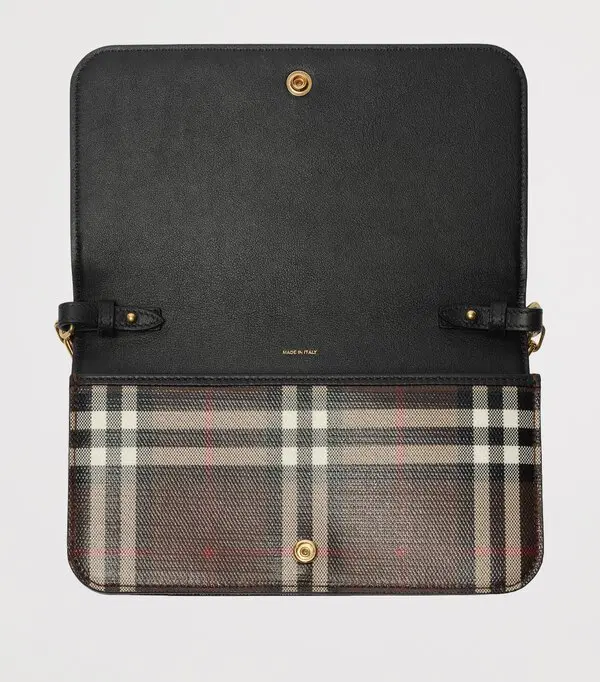 Burberry Check Chain Wallet
