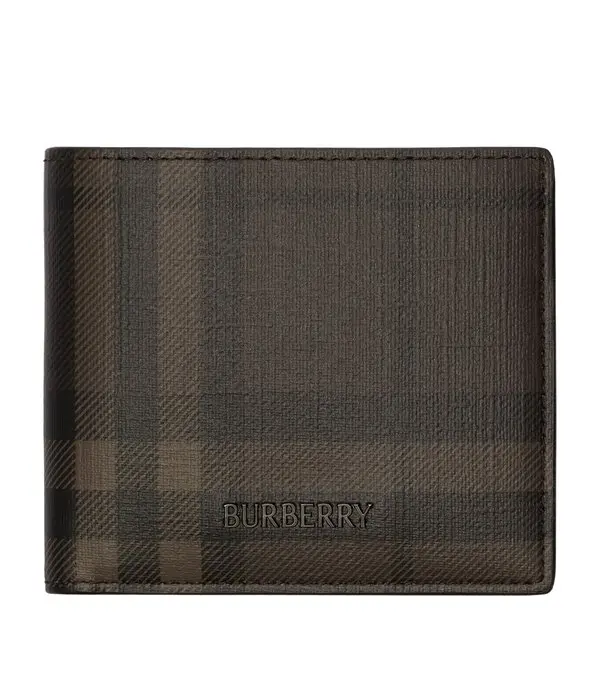 Burberry City Check Bifold Coin Wallet