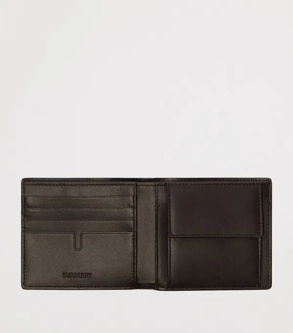 Burberry City Check Bifold Coin Wallet