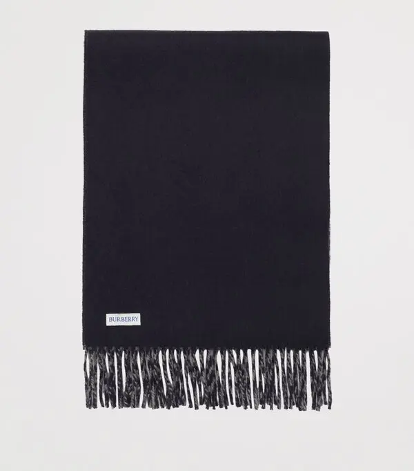 Burberry Cashmere Reversible Knight Scarf