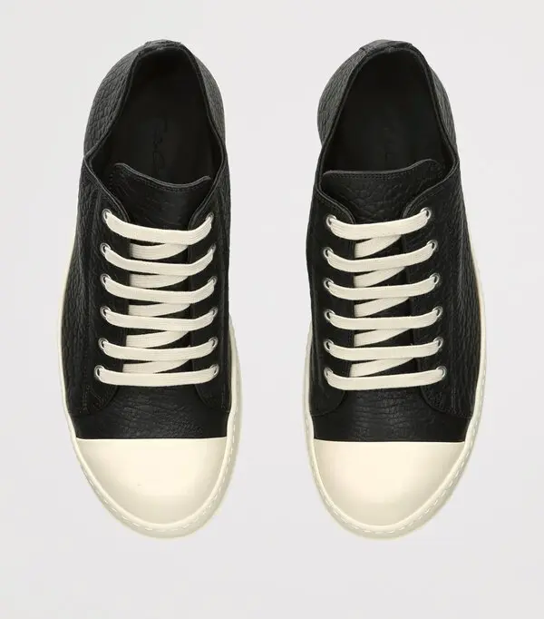 Rick Owens Leather Low-top Sneakers