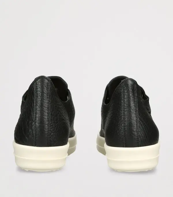 Rick Owens Leather Low-top Sneakers