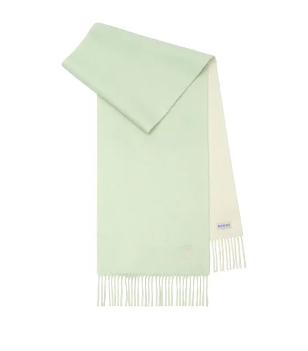 Burberry Cashmere Reversible Knight Scarf