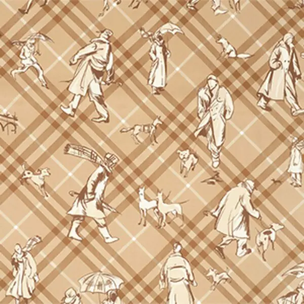 Burberry Silk Check Mates Scarf - Beige