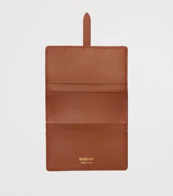 Burberry Check Folded Card Case