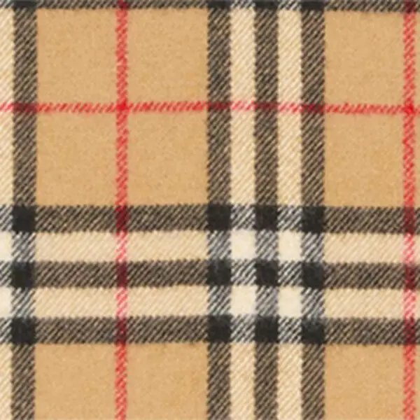 Burberry Cashmere-blend Sparkle Check Scarf - Beige