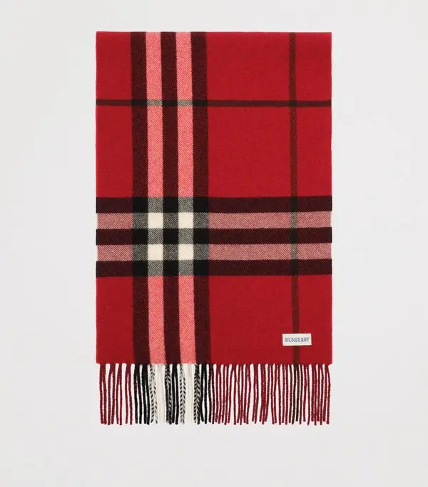 Burberry Cashmere Gradient Check Scarf