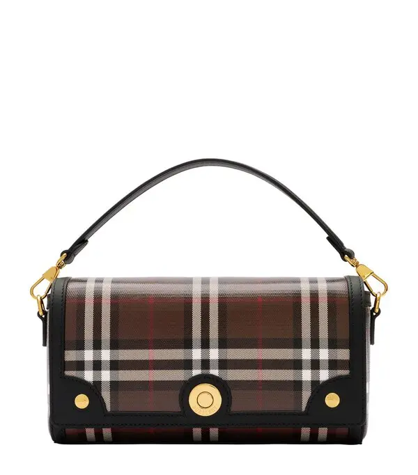Burberry Check Note Cross-body Bag - Brown