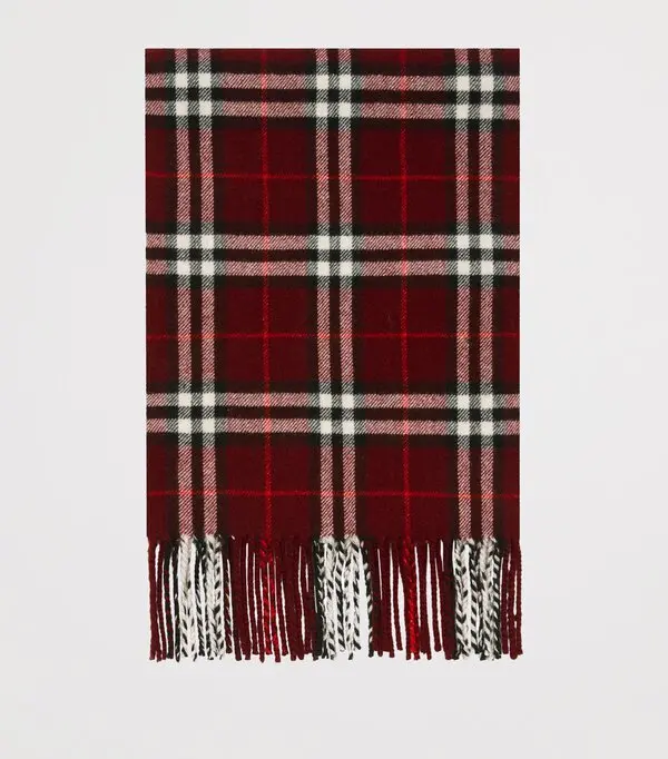 Burberry Cashmere-blend Sparkle Check Scarf