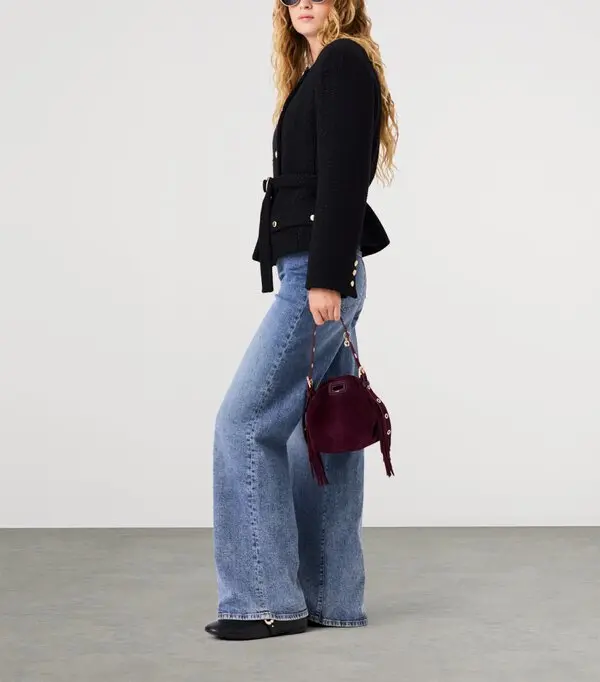 Maje Belted Double-breasted Jacket