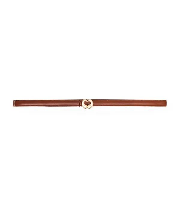 Maje Leather Slim Belt