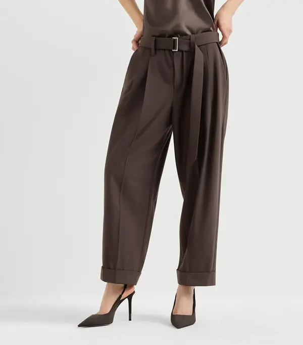 Brunello Cucinelli Virgin Wool-blend Trousers