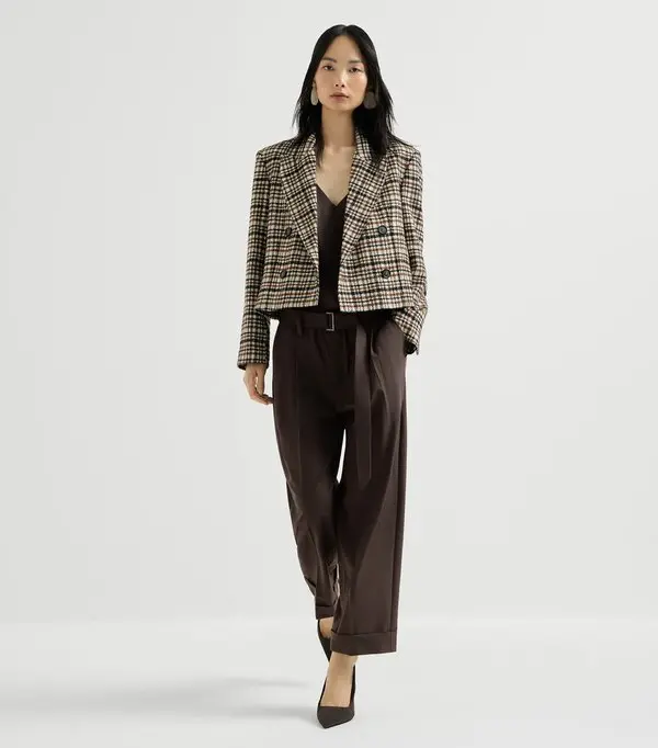 Brunello Cucinelli Virgin Wool-blend Trousers